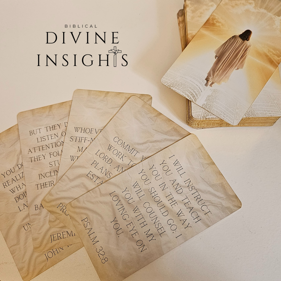Biblical Divine Insights | Inspirational Card Deck for Daily Spiritual